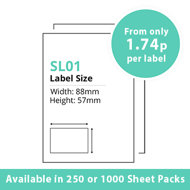 Single Integrated Labels, UK Printed & Next Day Delivery