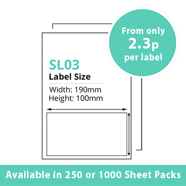 Single Integrated Labels, UK Printed & Next Day Delivery