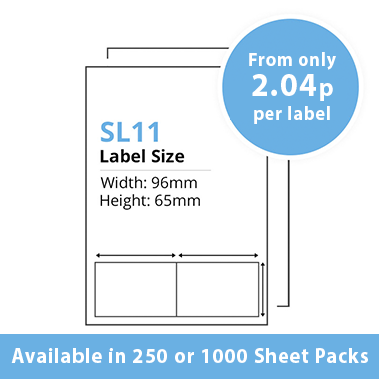 Single Integrated Label SL13 - 1000 Sheets - Pickitpackit | Buy ...
