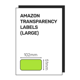 Amazon Transparency Labels - Pickitpackit | Buy Integrated Labels and Forms